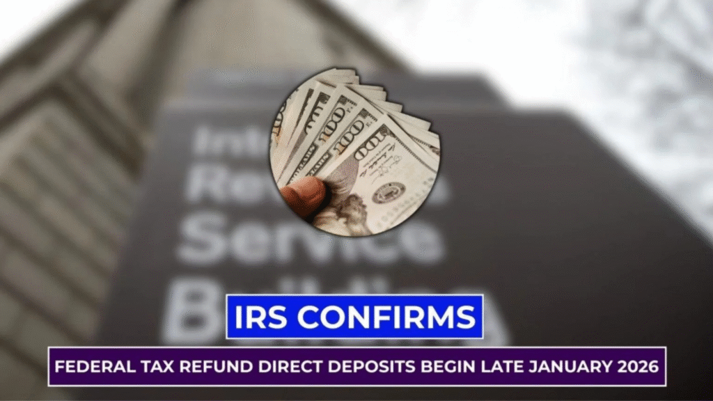 IRS Confirms: Federal Tax Refund Direct Deposits Start Late January ...